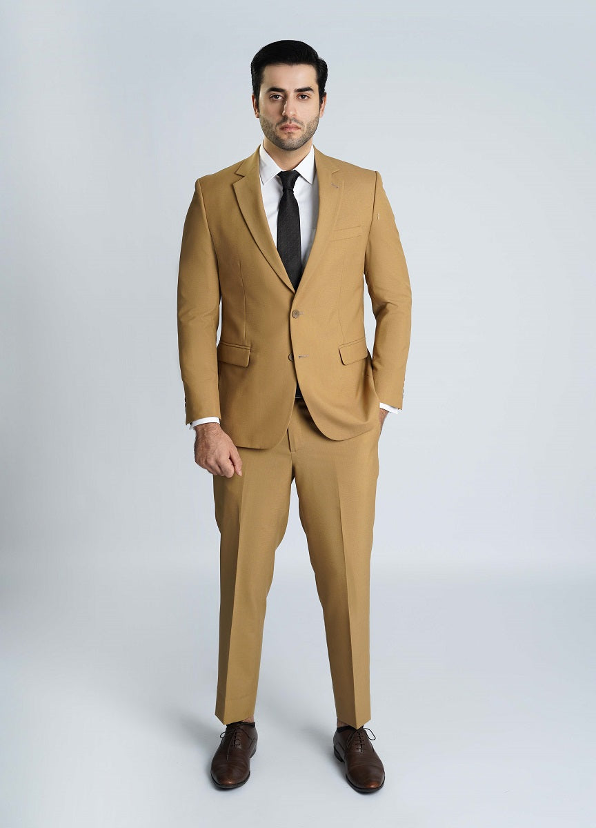 Camel Color Men's Formal Suit | Lawrencepur