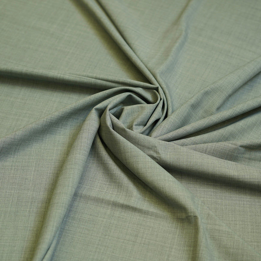 Grey Plain Wool Blend, Featherlight Suiting Fabric – Lawrencepur