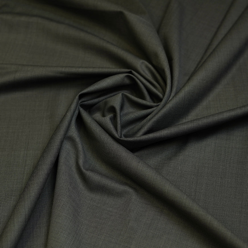 Grey Bird Eye Textured Wool Blend, Tropical Exclusive Suiting Fabric ...