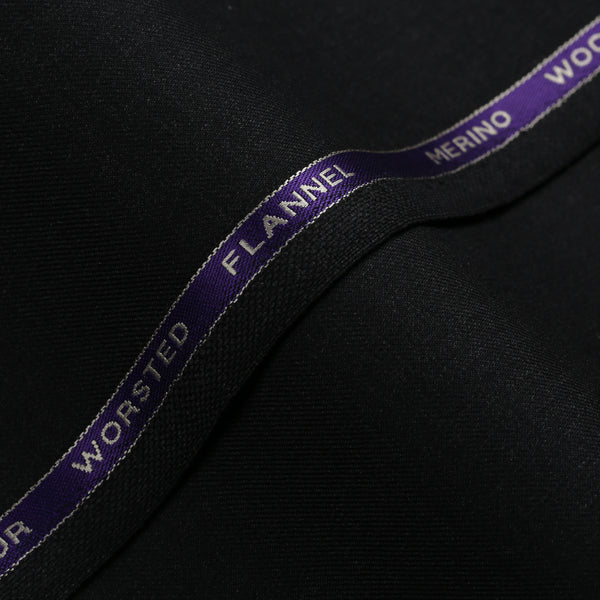 Plain Twill-Charcoal Grey, Wool Blend, Worsted Flannel Fabric – Lawrencepur